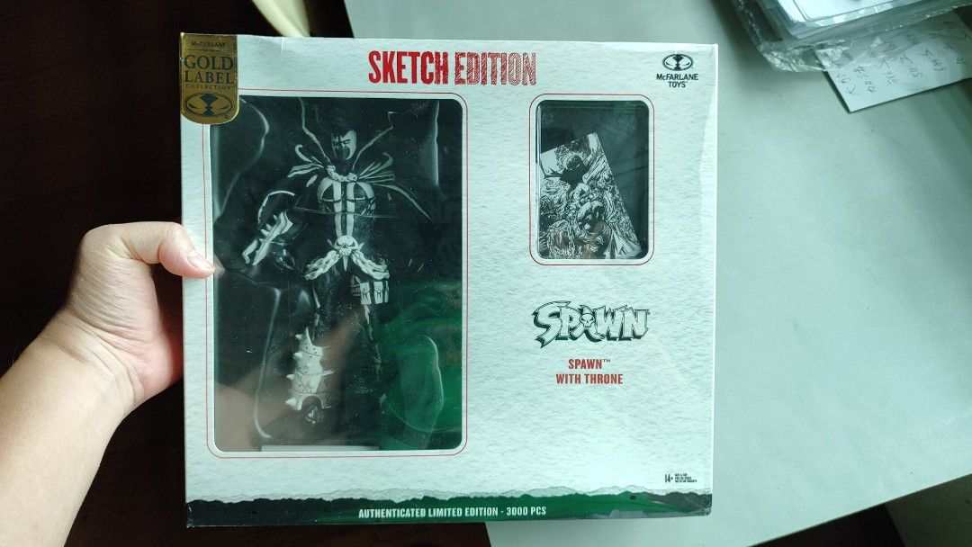 Mcfarlane Spawn Throne Sketch Edition Entertainment Earth Exclusive ...