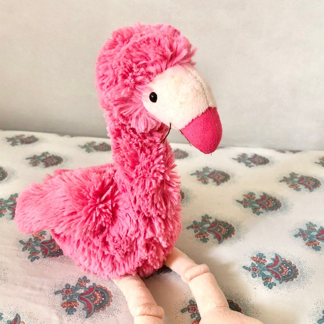 Medium jellycat flamingo, Hobbies & Toys, Toys & Games on Carousell