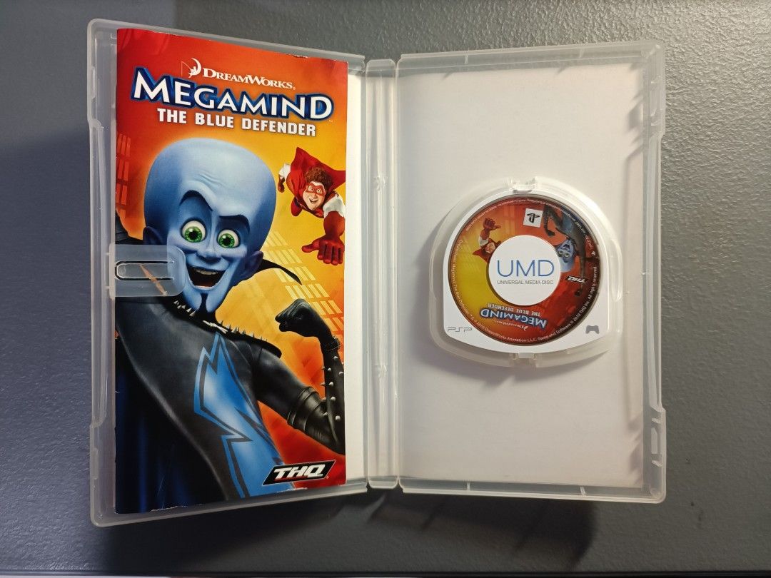 Megamind The Blue Defender PSP UMD Complete, Video Gaming, Video Games, PlayStation on Carousell