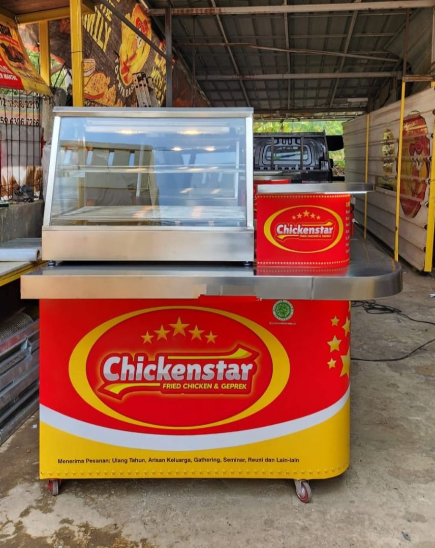 Meja & Etalase Fried Chicken Murah, Serba Serbi, Preorder di Carousell