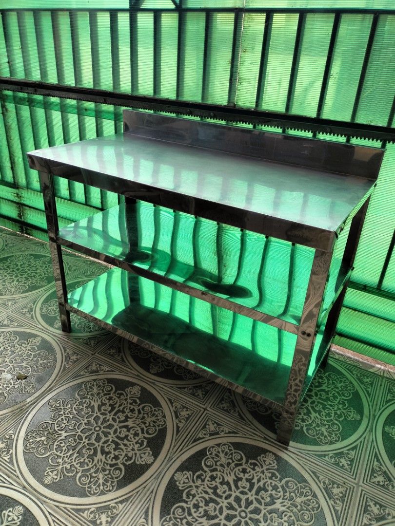 Meja Stainles Barista Ex Kafe, Kitchen & Appliances di Carousell