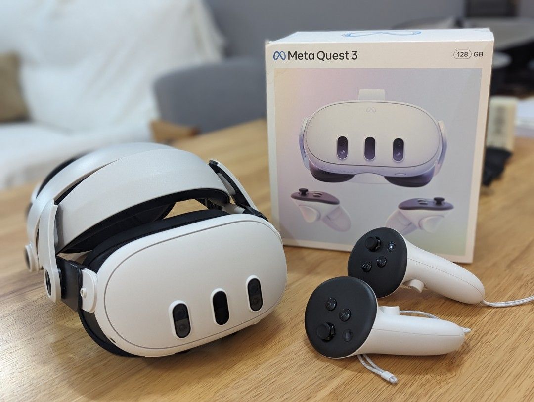 Meta Quest 3 128GB VR headset, Video Gaming, Gaming Accessories ...