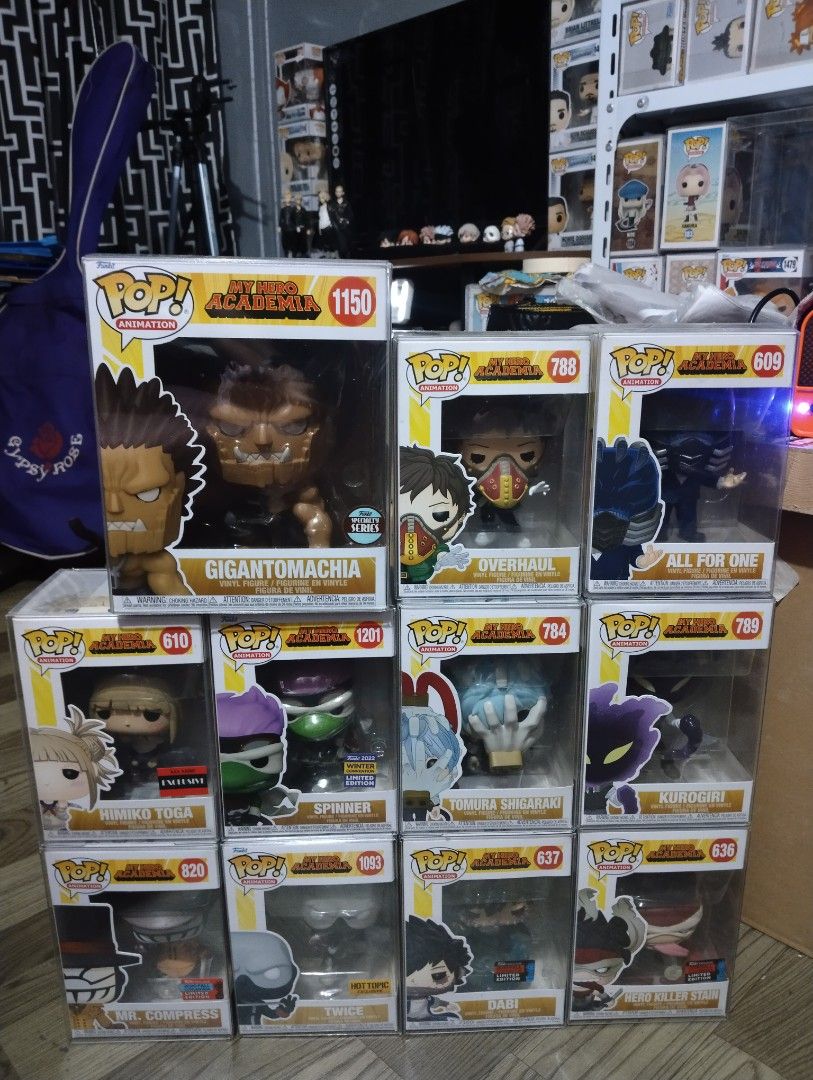 MHA Villains Funko Set, Hobbies & Toys, Toys & Games on Carousell