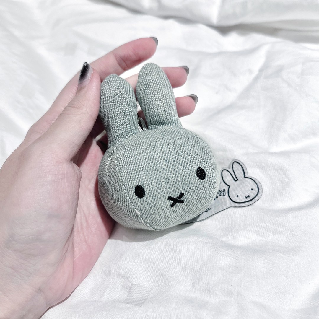 Miffy denim head keychain, Hobbies & Toys, Stationery & Craft, Handmade ...