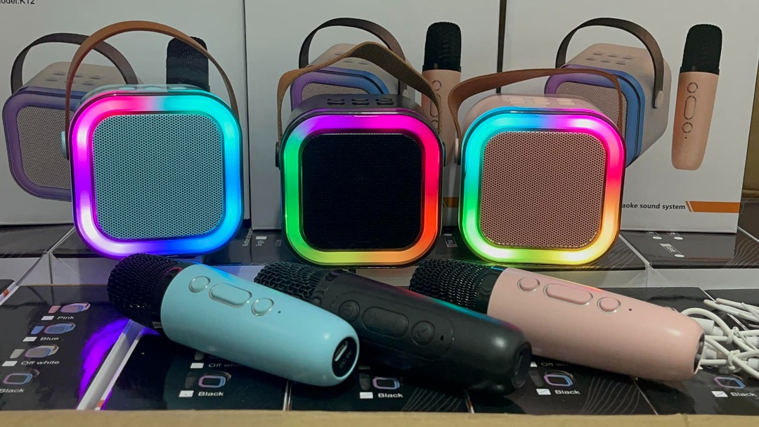 Mini Portable Karaoke Bluetooth Speaker With One Microphone Audio Integrated Microphe, Audio ...