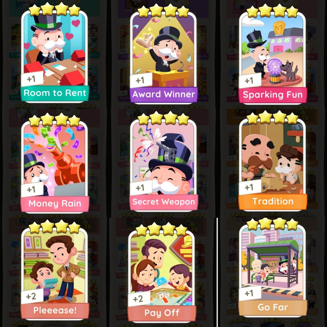 Monopoly Go! Origin Album Stickers! For sales!, Video Gaming, Gaming ...