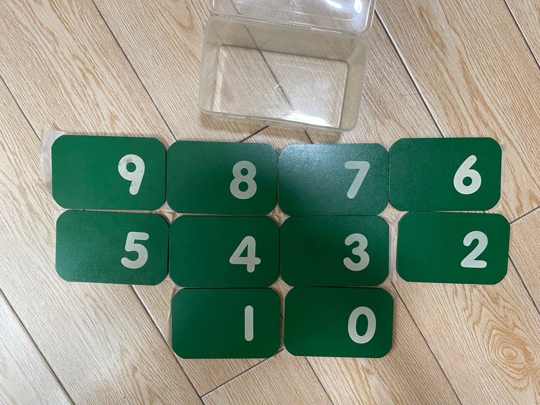 Montessori sandpaper number learning toys , Hobbies & Toys, Toys ...