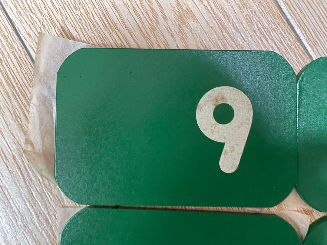 Montessori sandpaper number learning toys , Hobbies & Toys, Toys ...