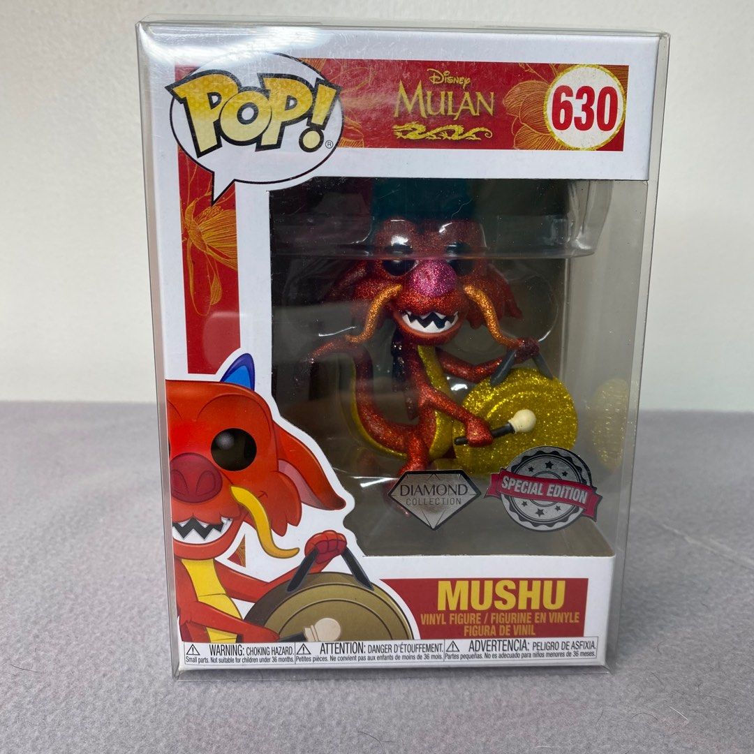 Mushu Mulan Diamond Glitter Funko Pop, Hobbies & Toys, Toys & Games on ...