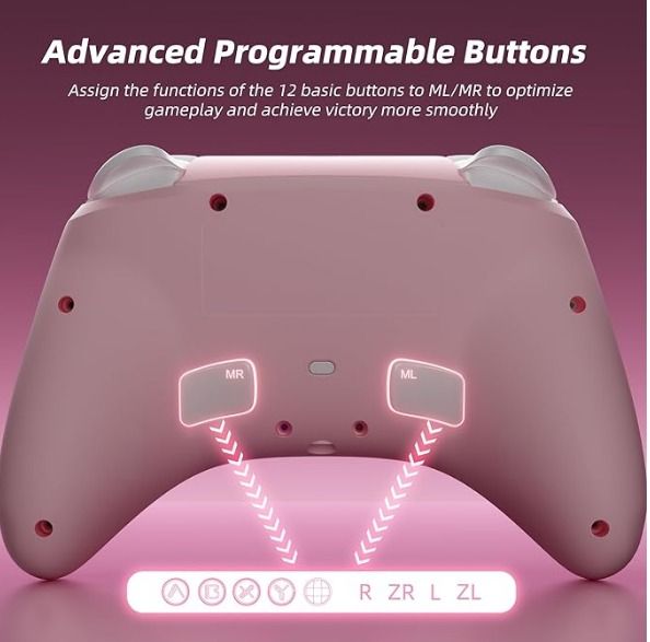 Mytrix Wireless Pro Controllers with Hall Effect Joystick (No Drift ...