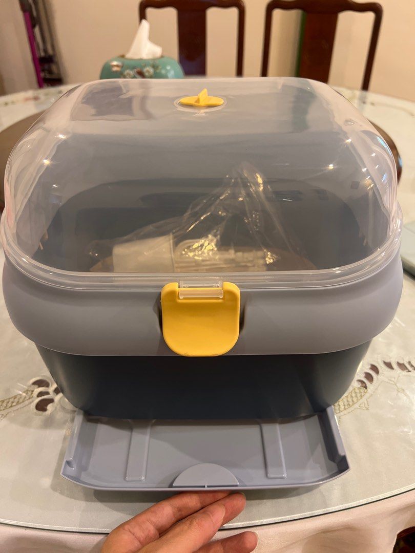 NB Baby Milk Bottle Container Drying Rack Storage Box Portable, Babies ...