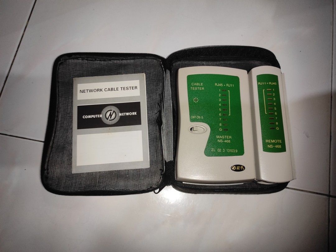 Network Cable Tester, Computers & Tech, Parts & Accessories, Networking ...