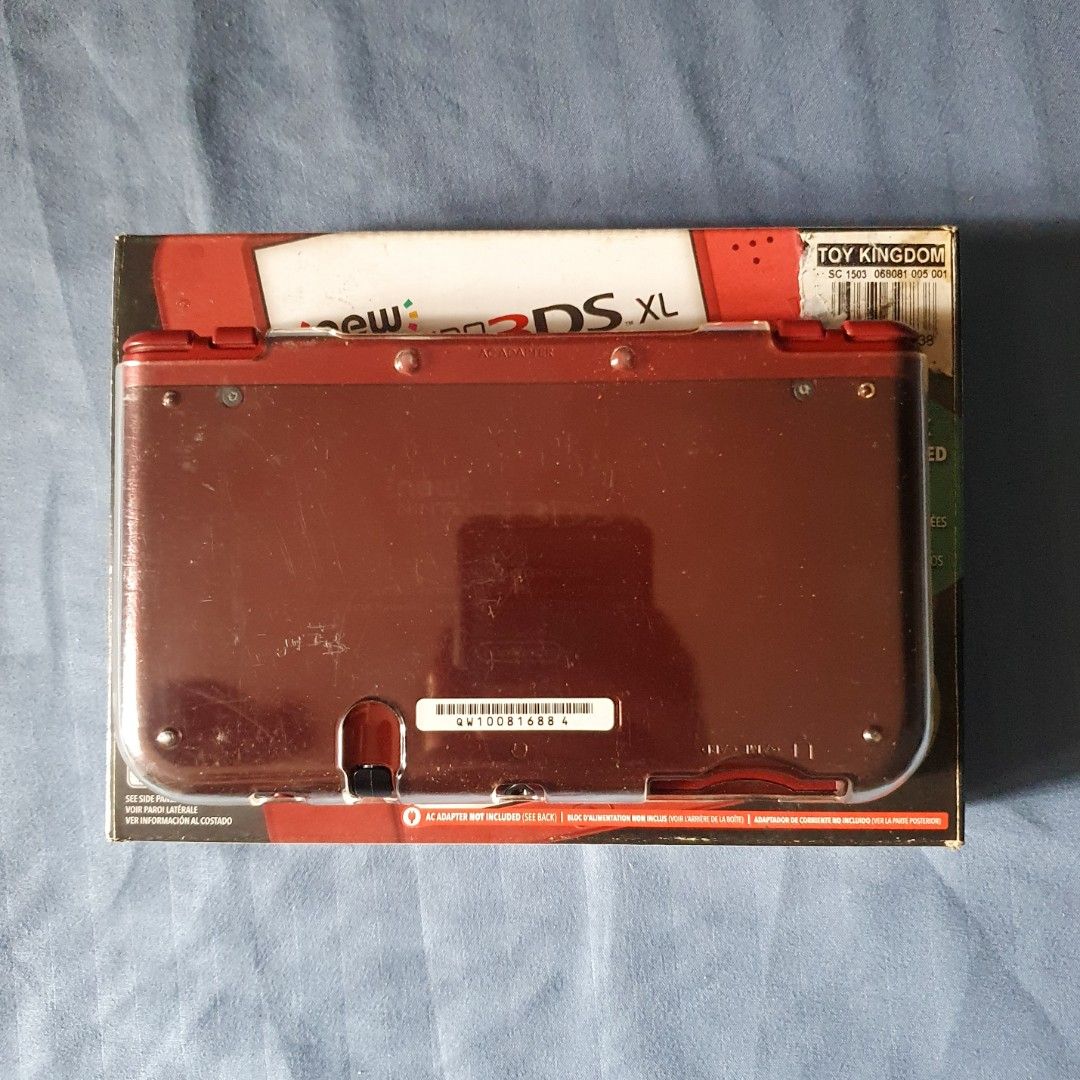 New 3DS XL CFW - Metallic Red, Video Gaming, Video Game Consoles, Nintendo on Carousell