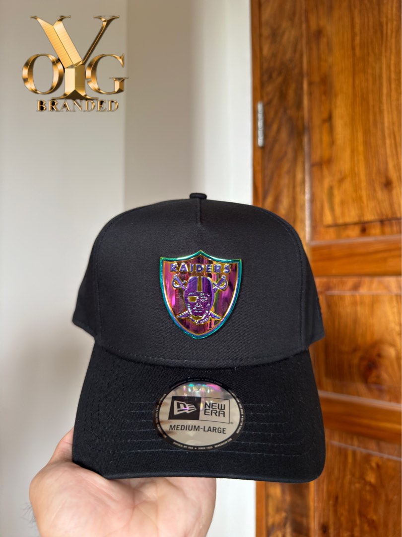 New Era Las Vegas Raiders 'Metal Badge' 9FORTY K-Frame Snapback Black ...