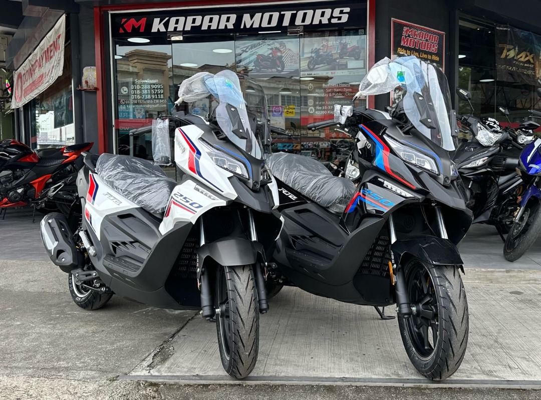 New Wmoto RT2 250 Muka0 ( Elegan Cruisym RT3 RT3S Forza Xmax ), Motorbikes on Carousell