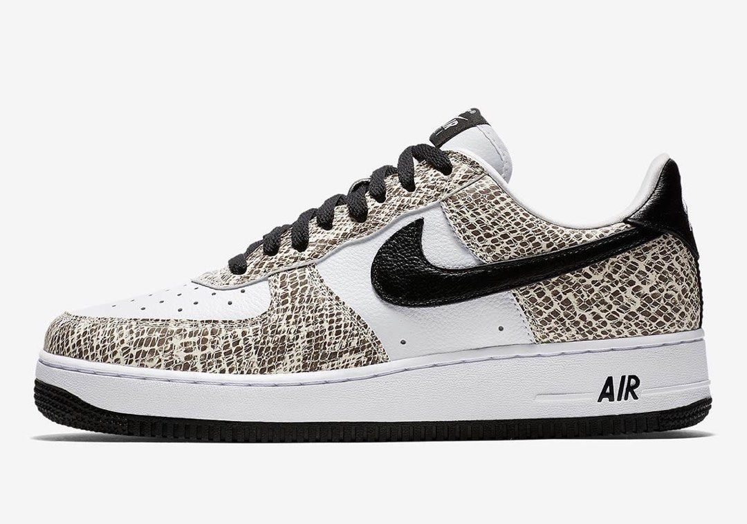Nike Air Force 1 07 Cocoa Snake 蛇紋 US10, 他的時尚, 鞋類, 運動鞋、球鞋在旋轉拍賣