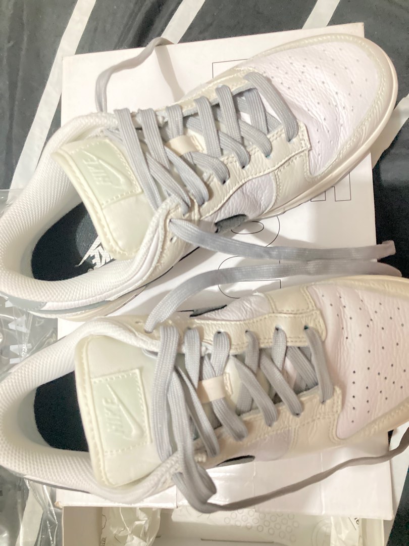 Nike dunk low cream gray, Men's Fashion, Footwear, Sneakers on Carousell