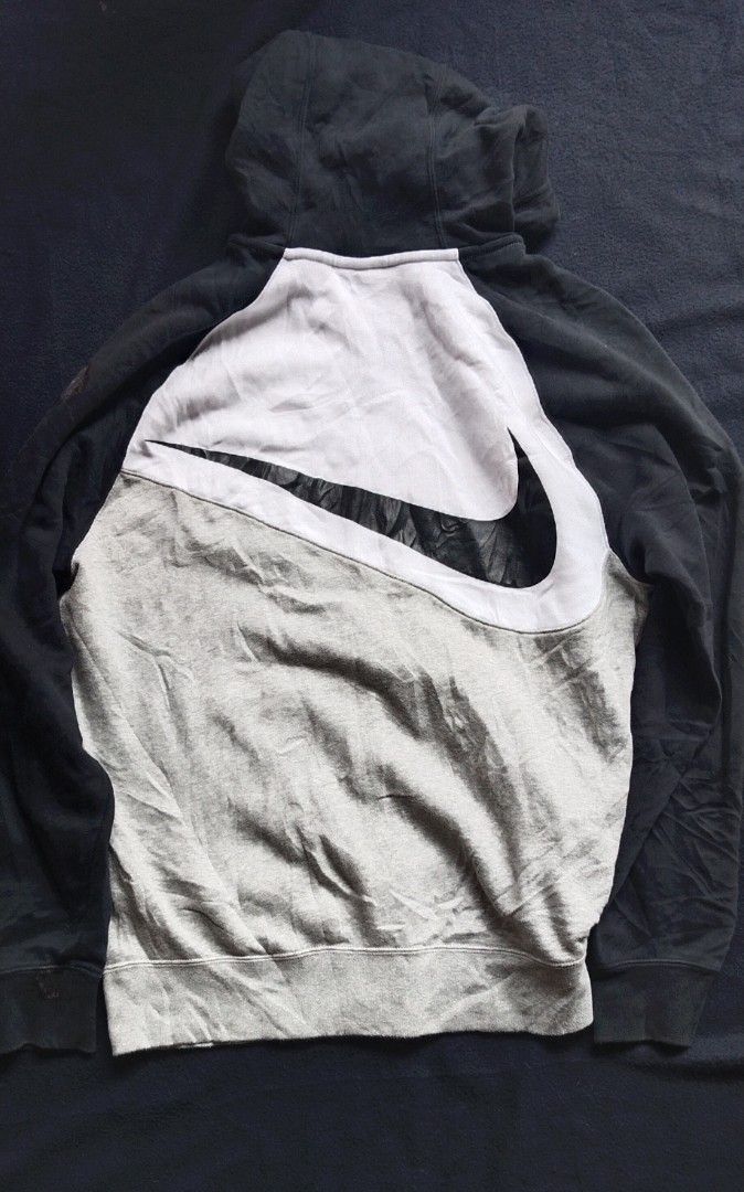 Nike's big swoosh back hit Hoodie, Men's Fashion, Tops & Sets, Hoodies ...