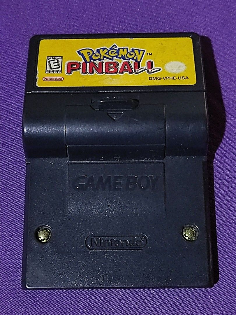 Nintendo Gameboy - ORIGINAL Pokemon Pinball, Video Gaming, Video Games ...