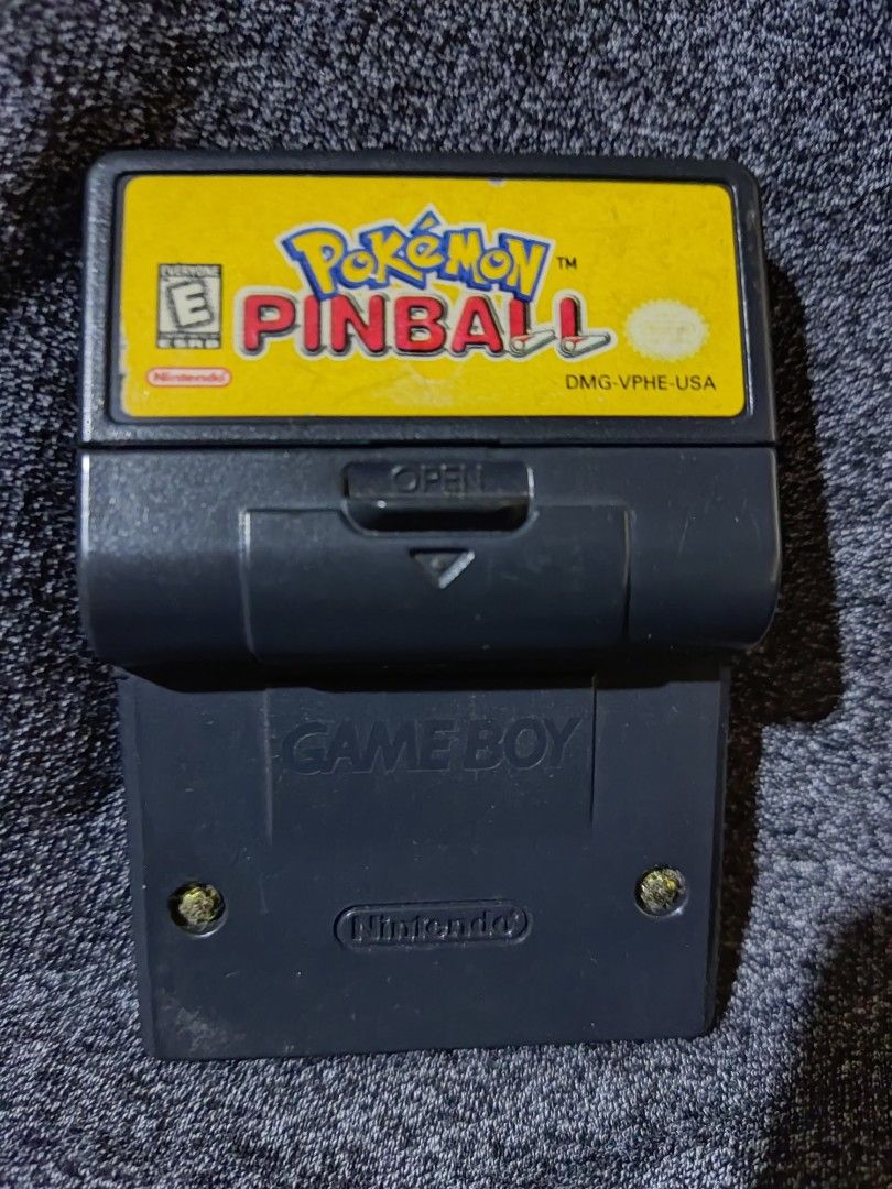 Nintendo Gameboy - ORIGINAL Pokemon Pinball, Video Gaming, Video Games ...