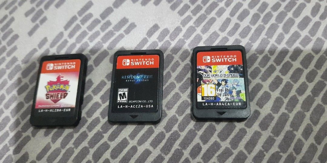 Nintendo switch Games Carts For sale Pokemon shield, Video Gaming ...