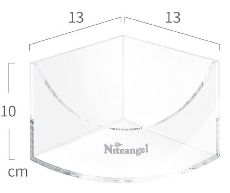 Niteangel Corner Toilet Sandbox Acrylic Hamster Toilet Accessory, Pet ...