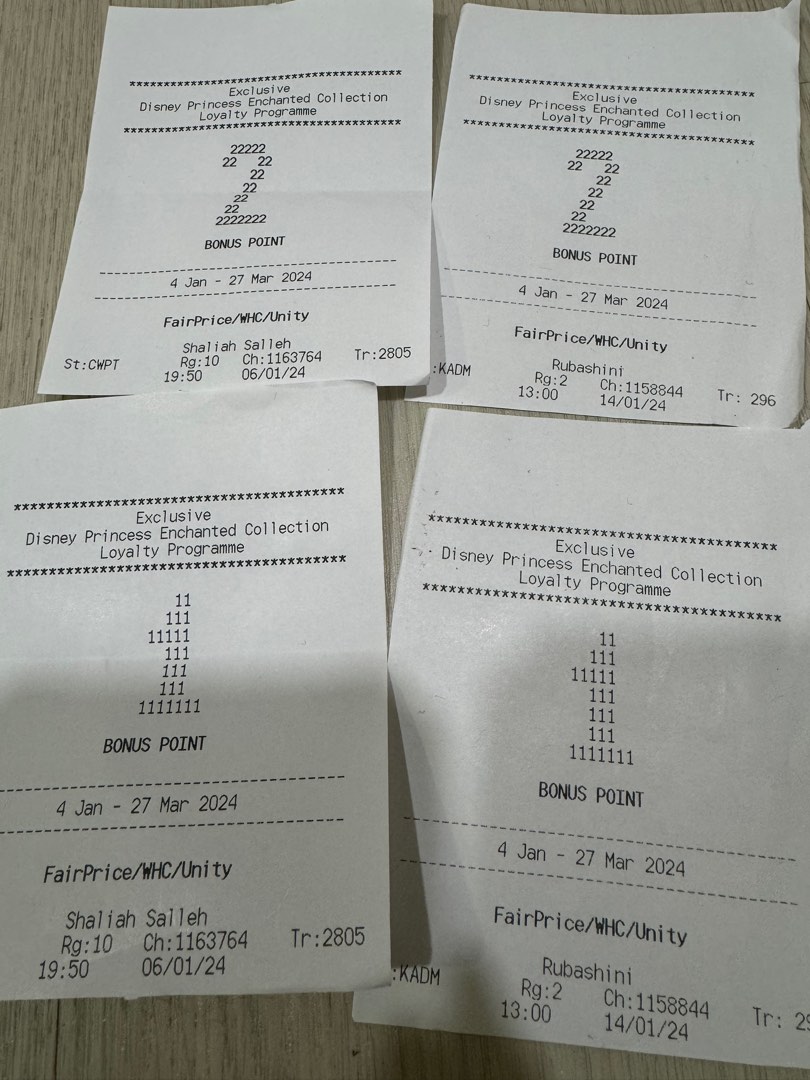 NTUC Bonus Points, Tickets & Vouchers, Vouchers on Carousell
