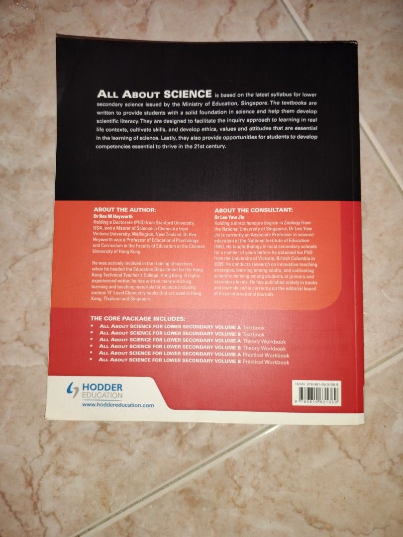 O level lower secondary school science textbook, Hobbies & Toys, Books ...