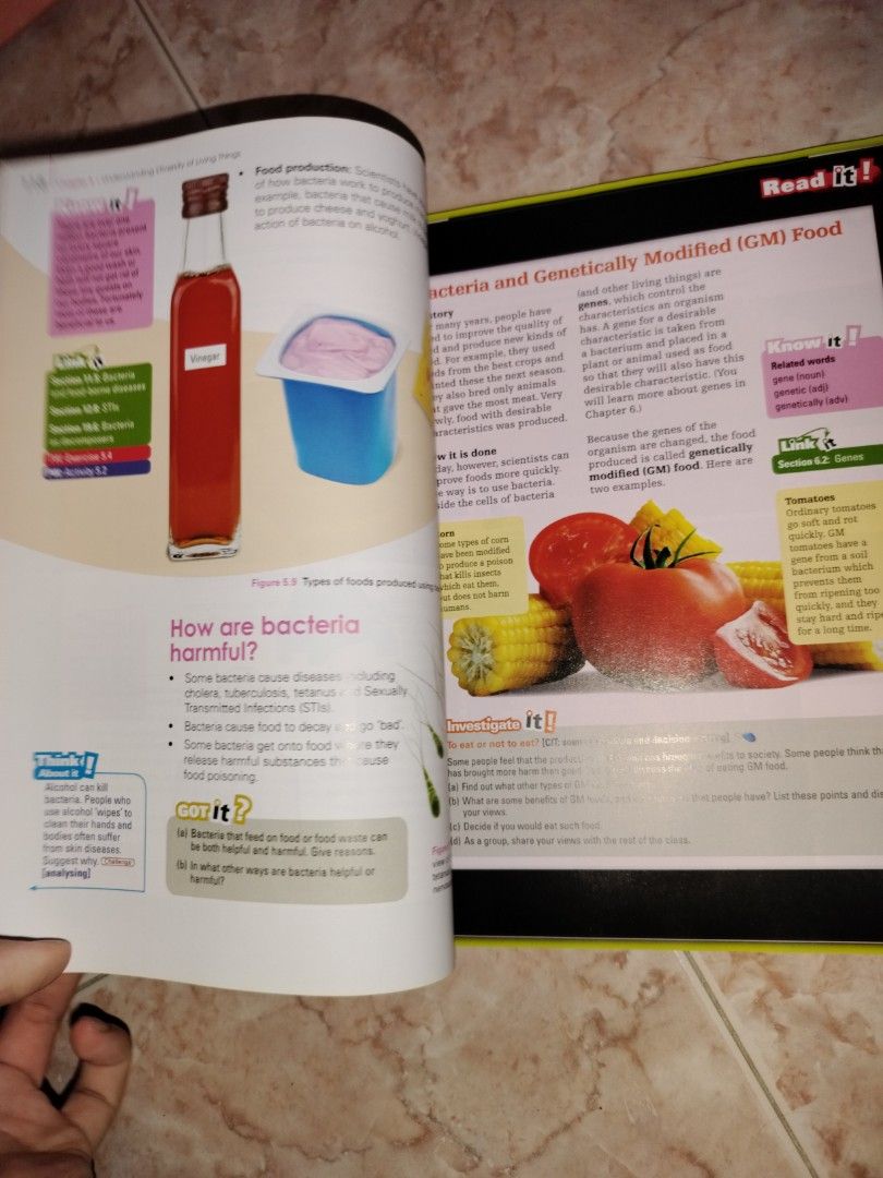 O level lower secondary school science textbook, Hobbies & Toys, Books ...