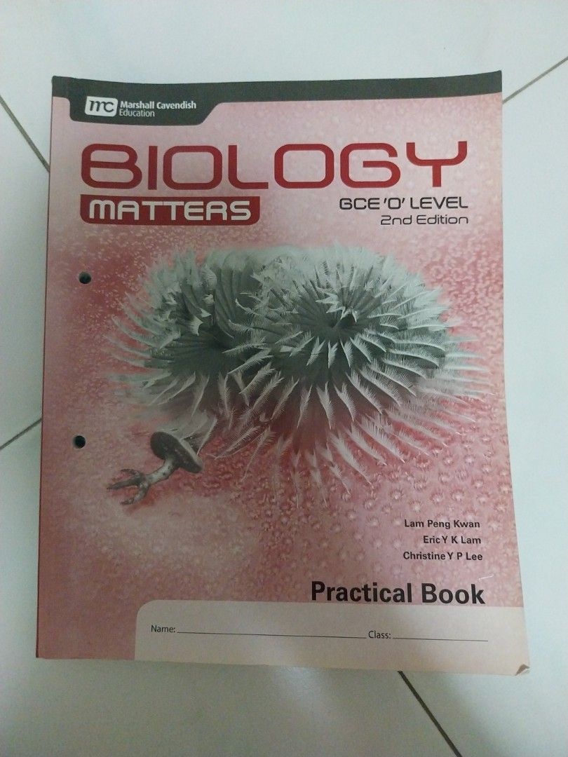Olevel biology practical book and workbook, Hobbies & Toys, Books ...