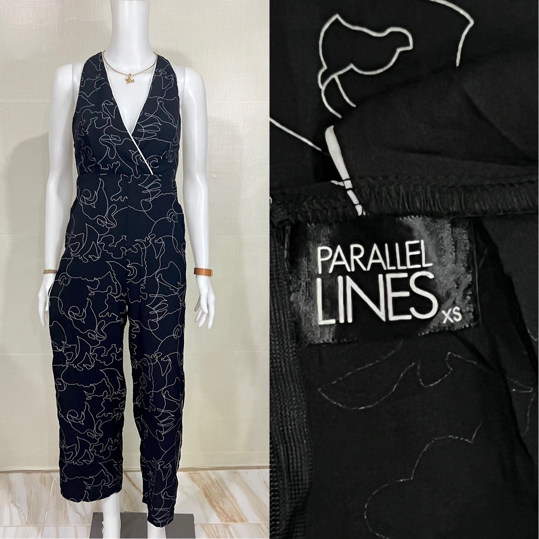 Parallel Lines, Women's Fashion, Dresses & Sets, Jumpsuits on Carousell