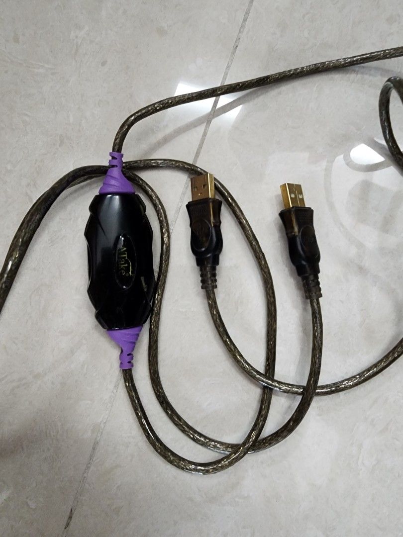 PC to PC connection cable, Computers & Tech, Parts & Accessories ...