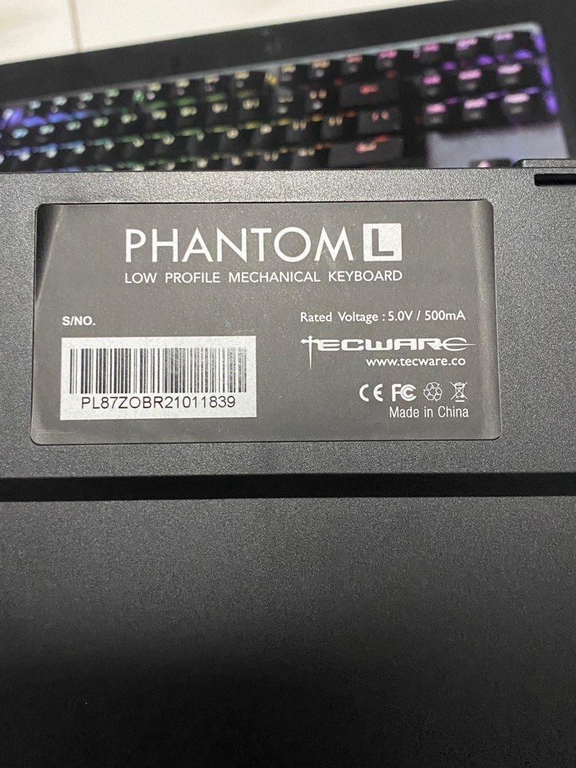 Tecware Phantom L Brown Switch Mechanical Keyboard, Computers & Tech ...