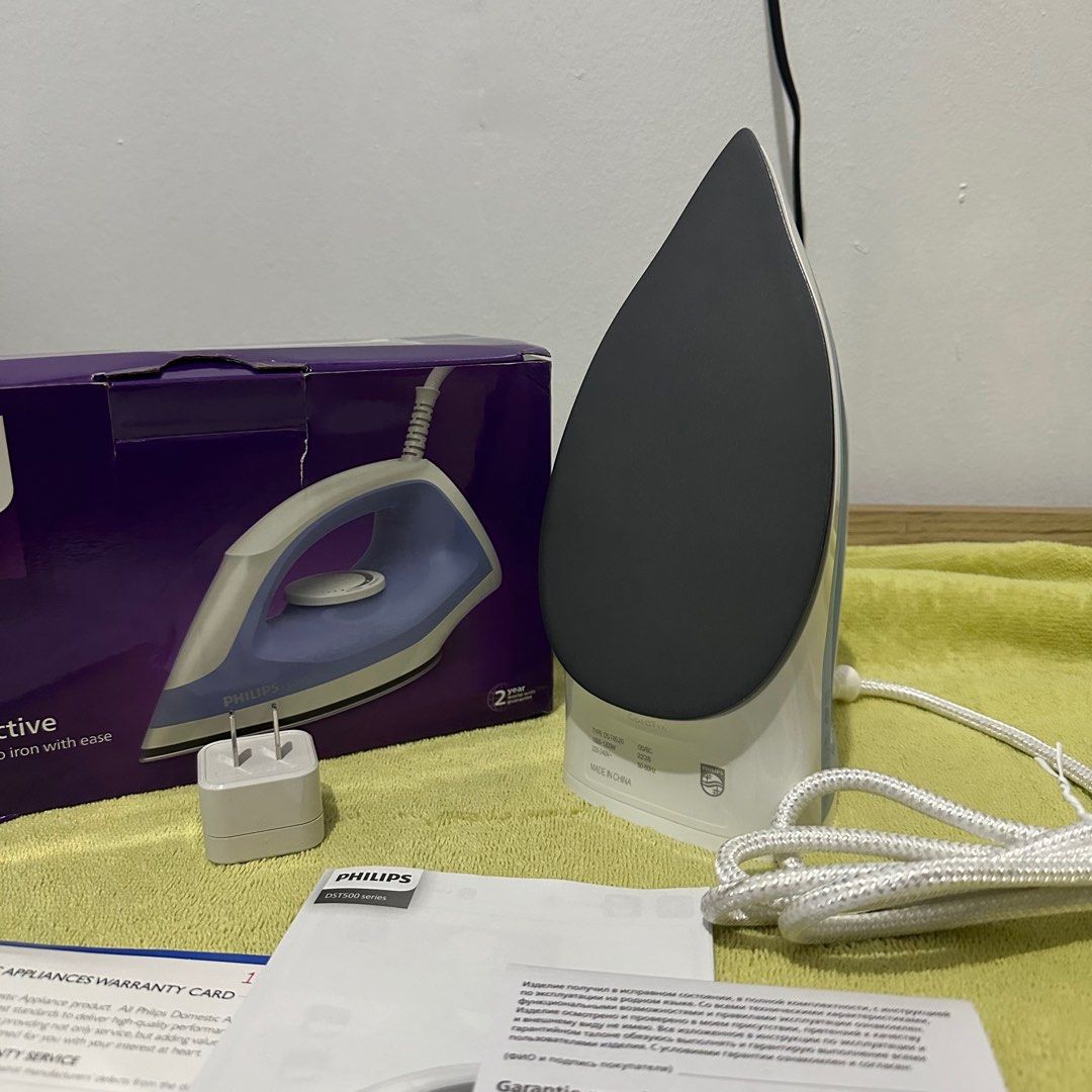 Philips Dry Iron 500 series, TV & Home Appliances, Irons & Steamers on ...