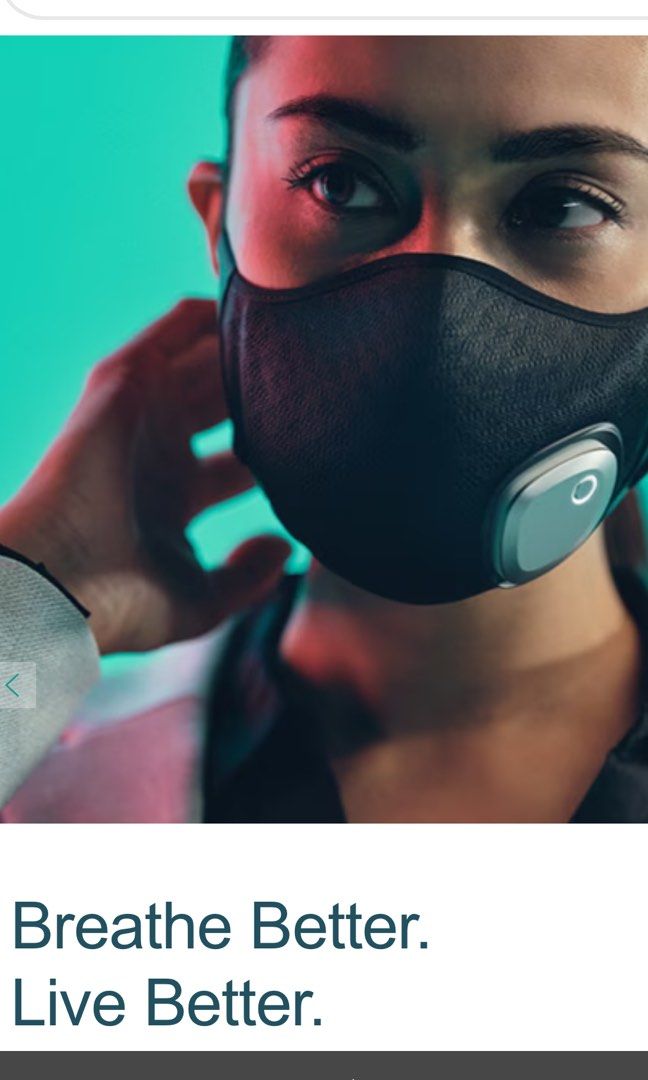 Philips Fresh Air Mask with Air Power System, Health & Nutrition, Face ...