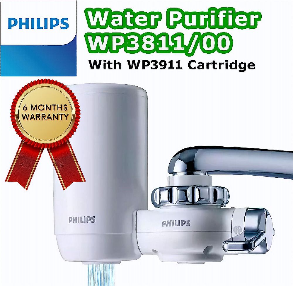 PHILIPS WP3811 Faucet mount water Purifier with a WP3911 Cartridge for ...