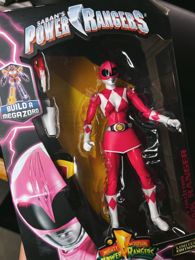 Pink Power Ranger figurine Bandai [Saban’s Mighty Morphin Power Rangers ...