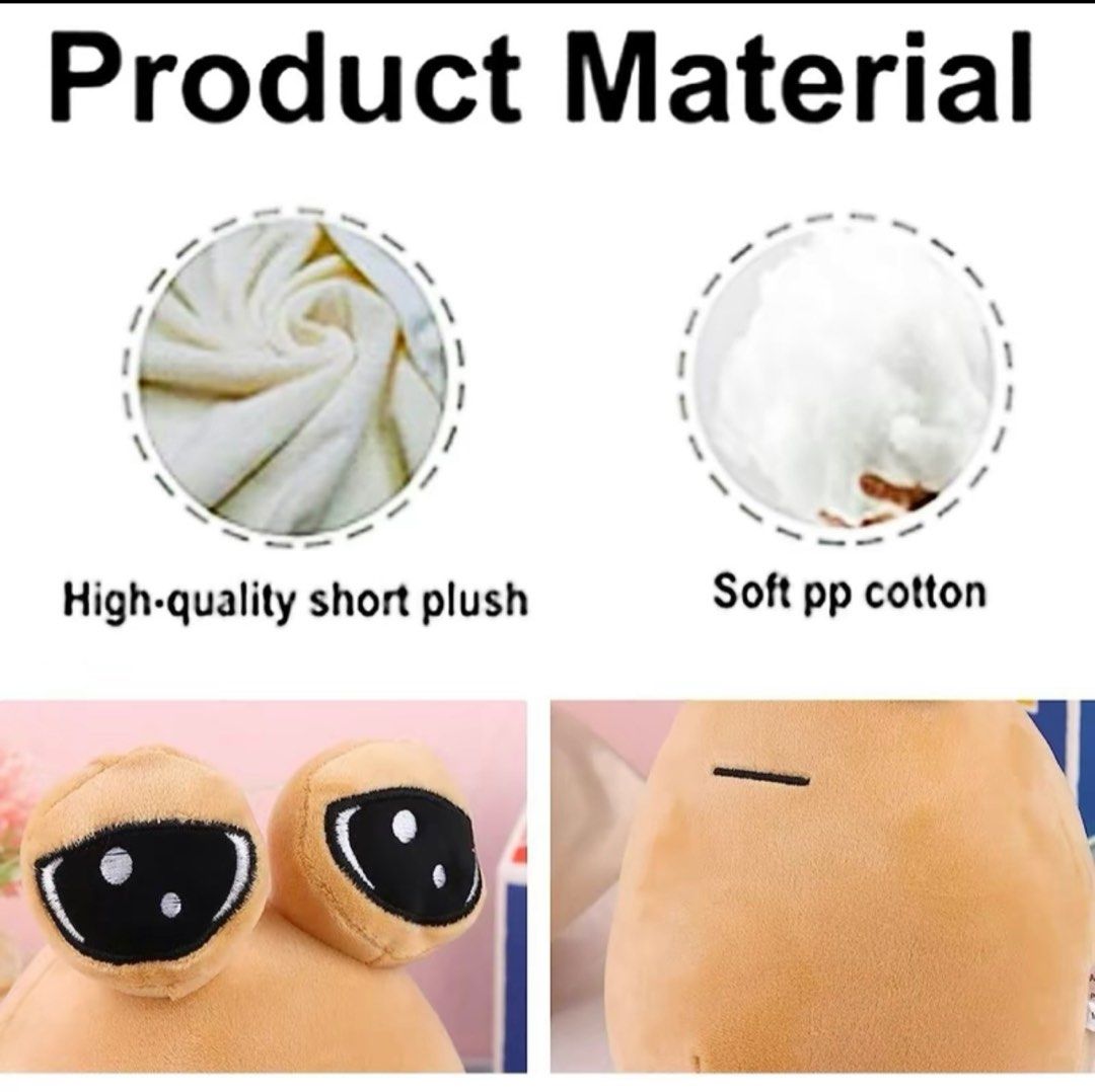 Pou plushie | Pou Soft toy | cute soft toys | My pet alien | Emotional ...