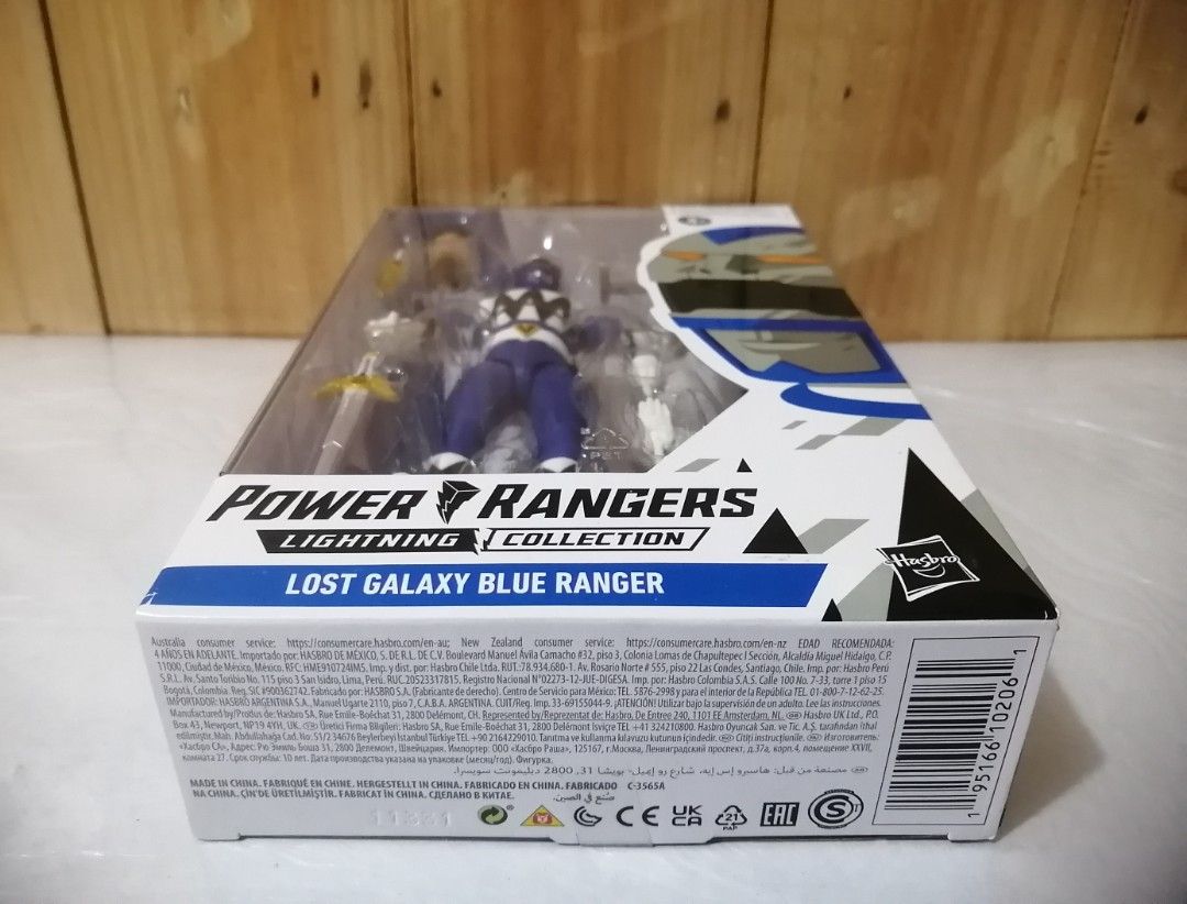 Power Rangers Lightning Collection Lost Galaxy Blue Ranger by Hasbro ...