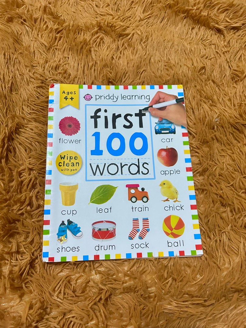 Priddy Wipe and Clean First 100 Words, Hobbies & Toys, Books ...