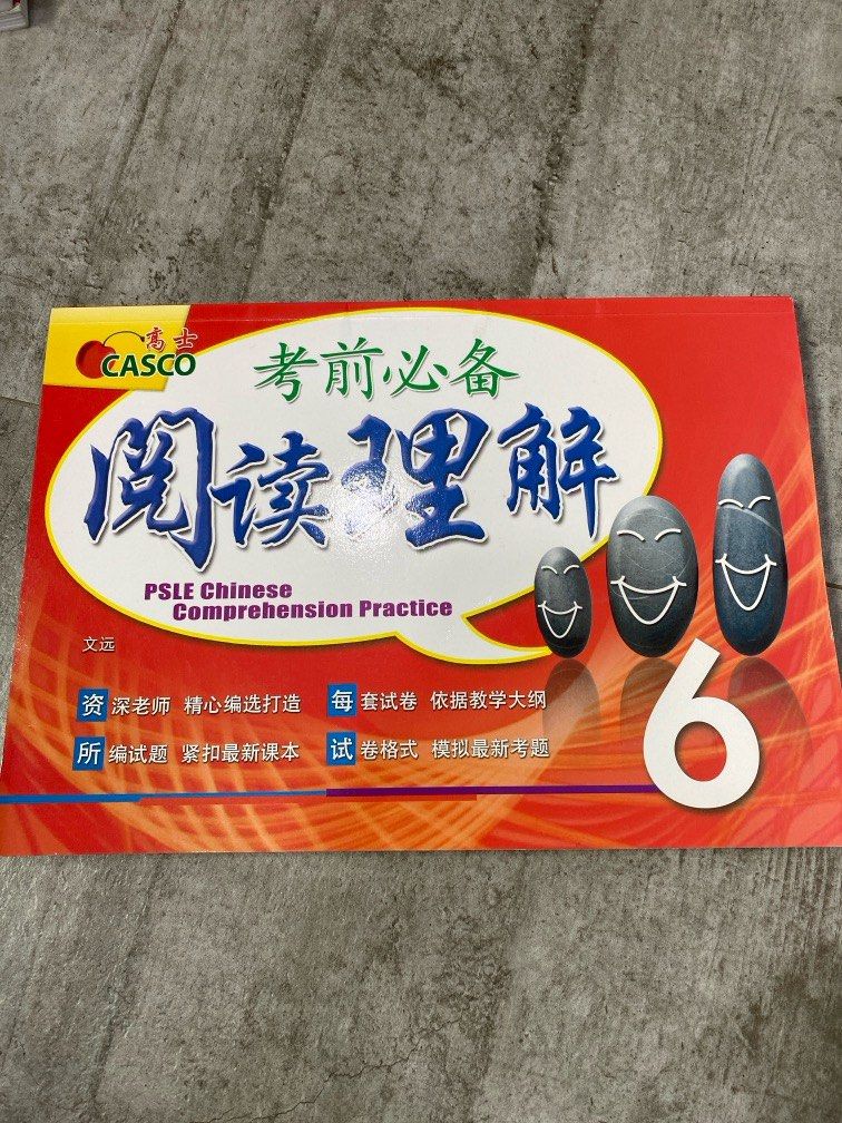 PSLE Chinese Comprehension Practice P6, Hobbies & Toys, Books ...