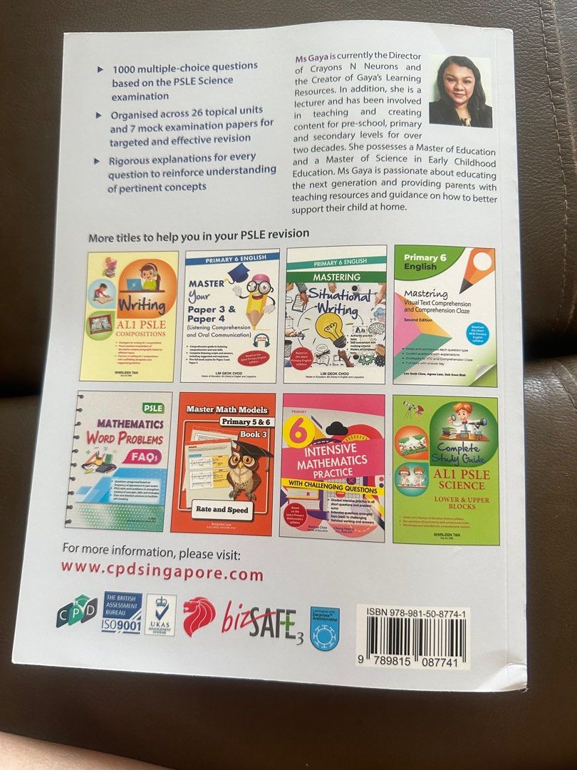 PSLE science 1000 challenging questions for p3,4,5,6, Hobbies & Toys ...