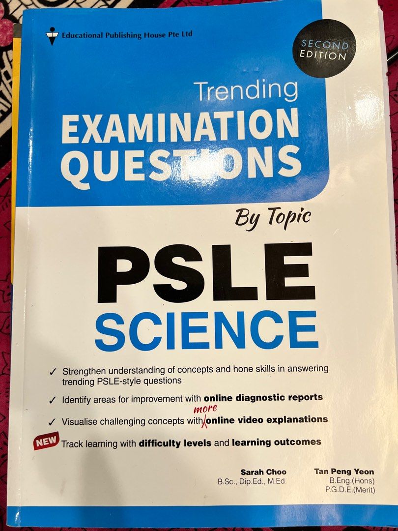 PSLE Science - Trending Exam Questions by Topic, Hobbies & Toys, Books ...