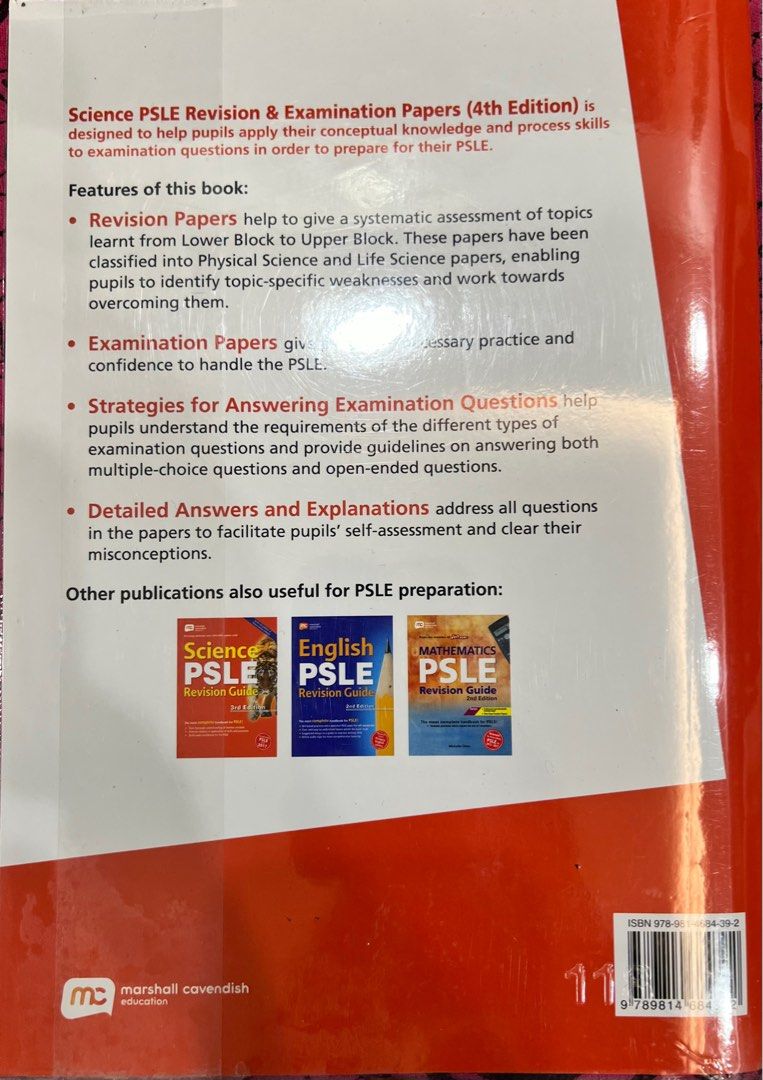 PSLE Science Revision & Exam Papers, Hobbies & Toys, Books & Magazines ...