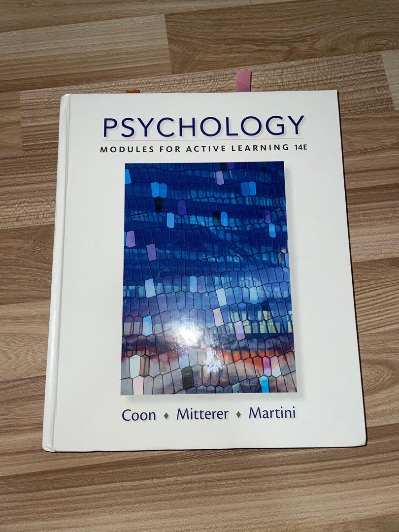 Psychology textbook: Modules for active learning, Hobbies & Toys, Books ...