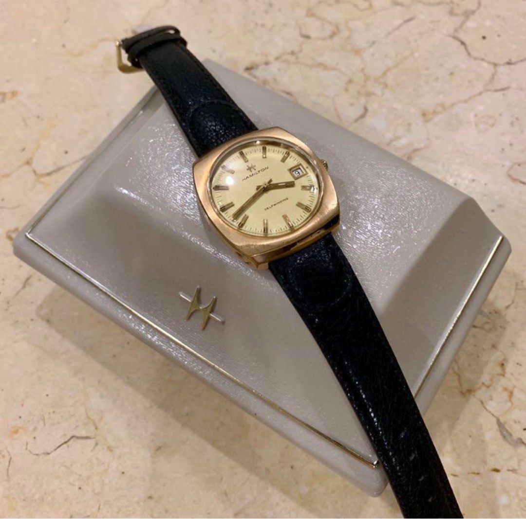 [Rare] vintage Hamilton watch/ box, Luxury, Watches on Carousell
