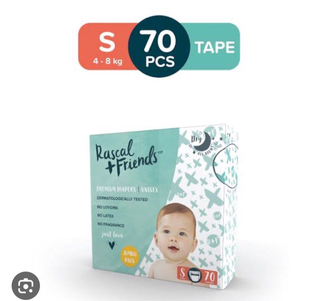 Rascal & Friends diaper, Babies & Kids, Bathing & Changing, Diapers ...