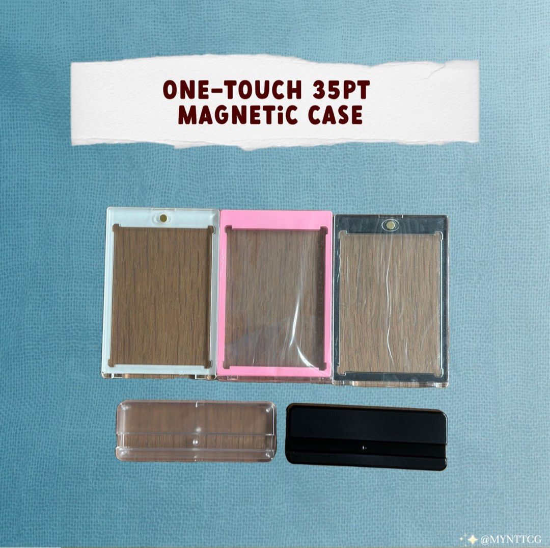 (🟢READY STOCKS) LIMITED 35PT One-touch Magnetic Case / Case Stand | Pokemon One Piece Digimon ...