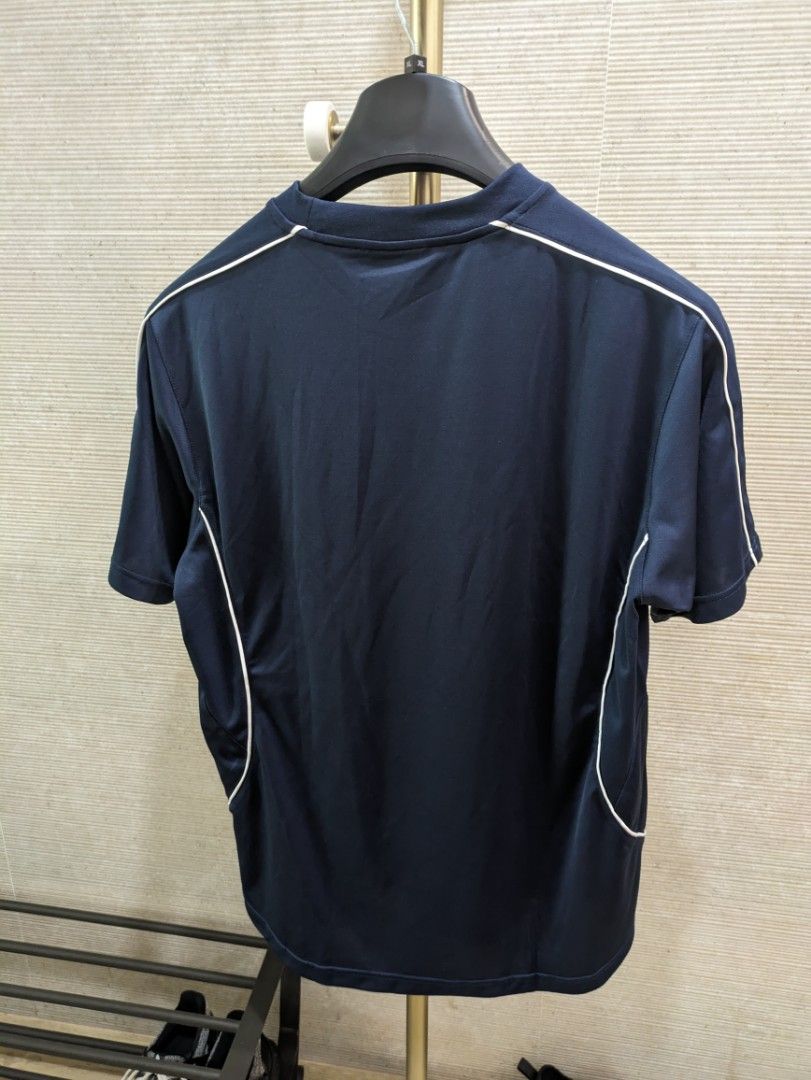 Reebok Drifit Navy Blue Large, Men's Fashion, Activewear on Carousell