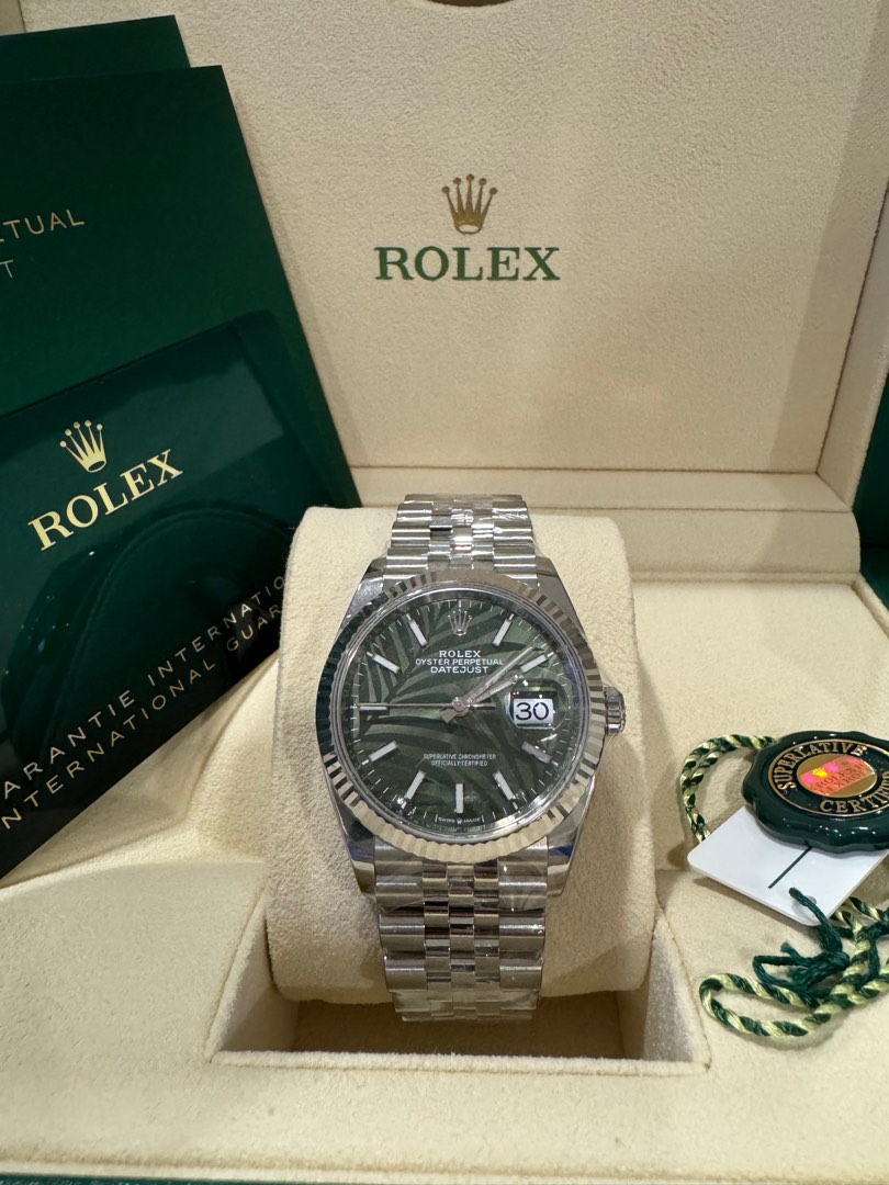 Rolex Olive dial, Luxury, Watches on Carousell
